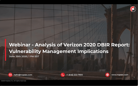 2020 DBIR: Analysis of the Verizon 2020 Verizon DBIR Report - NopSec