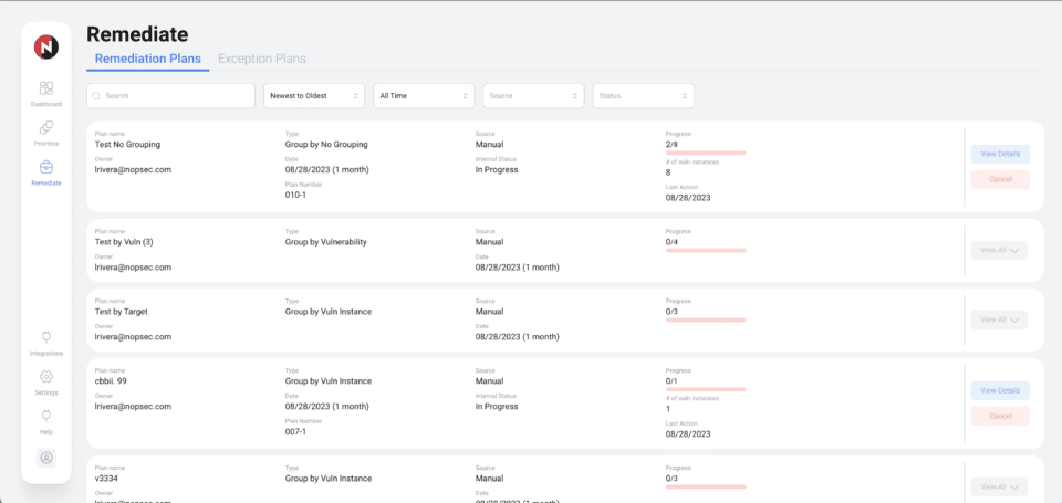 Vulnerability Remediation Plans | NopSec